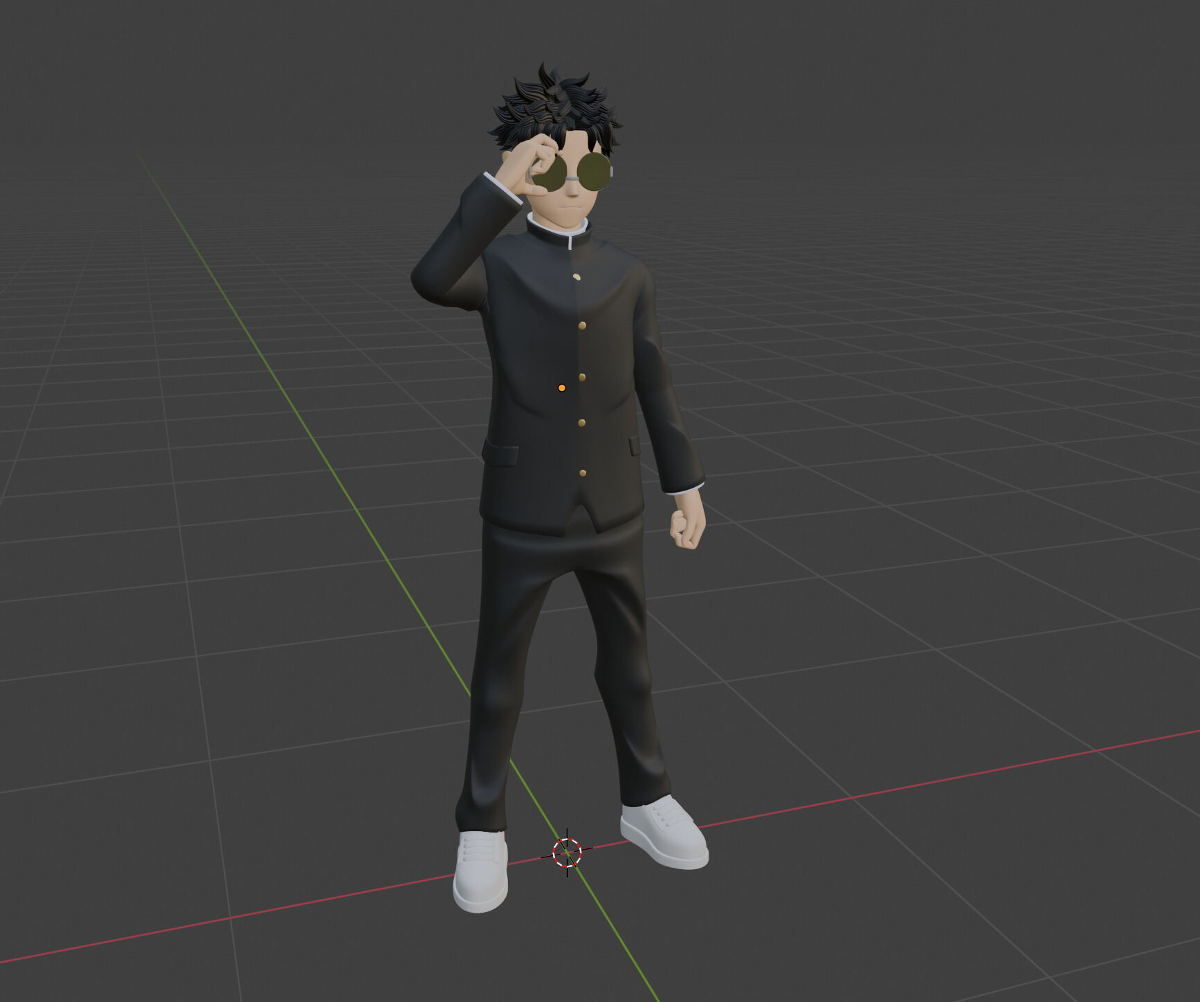 Okarun - Dandadan 3D Model by Summerforce