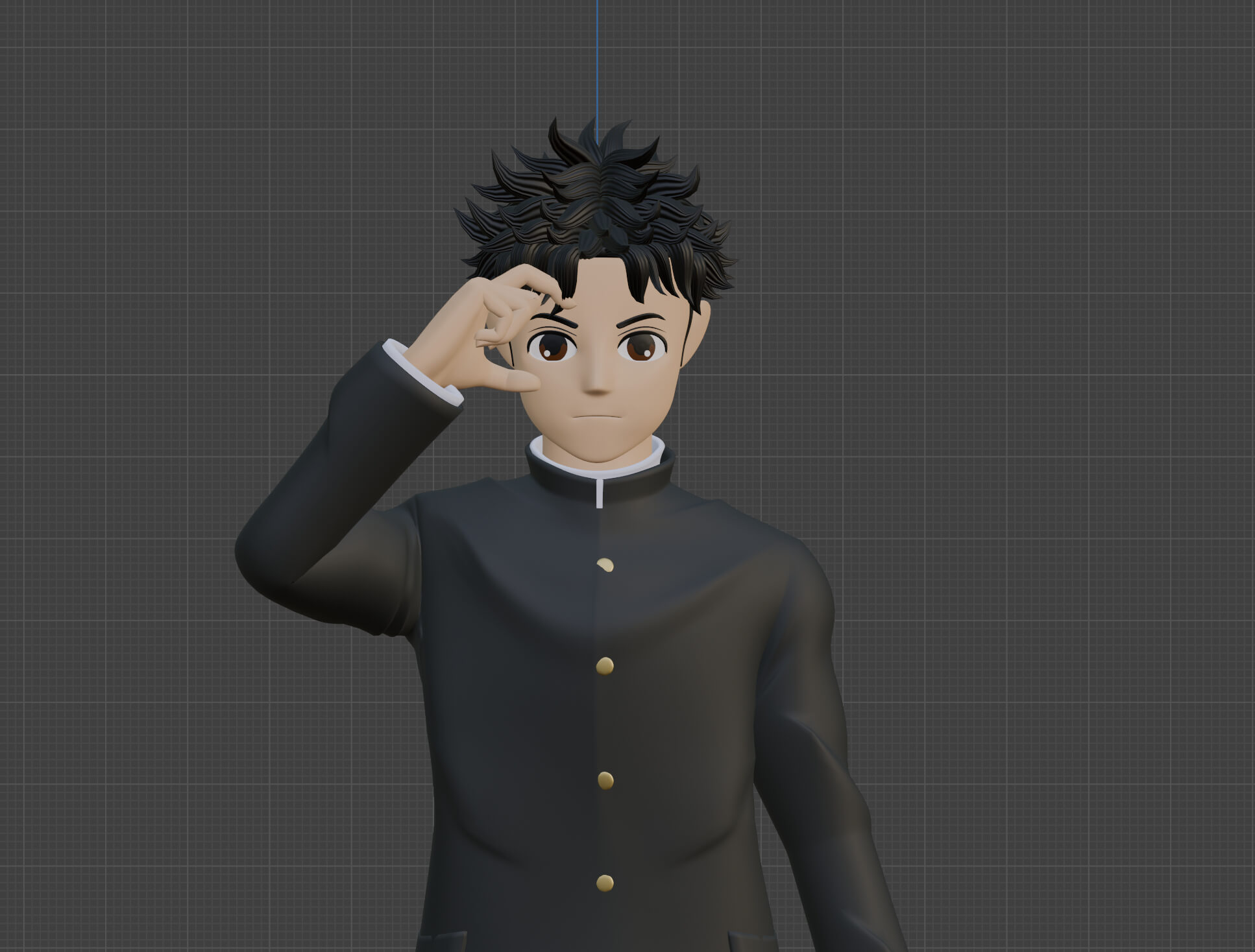 Okarun - Dandadan 3D Model by Summerforce