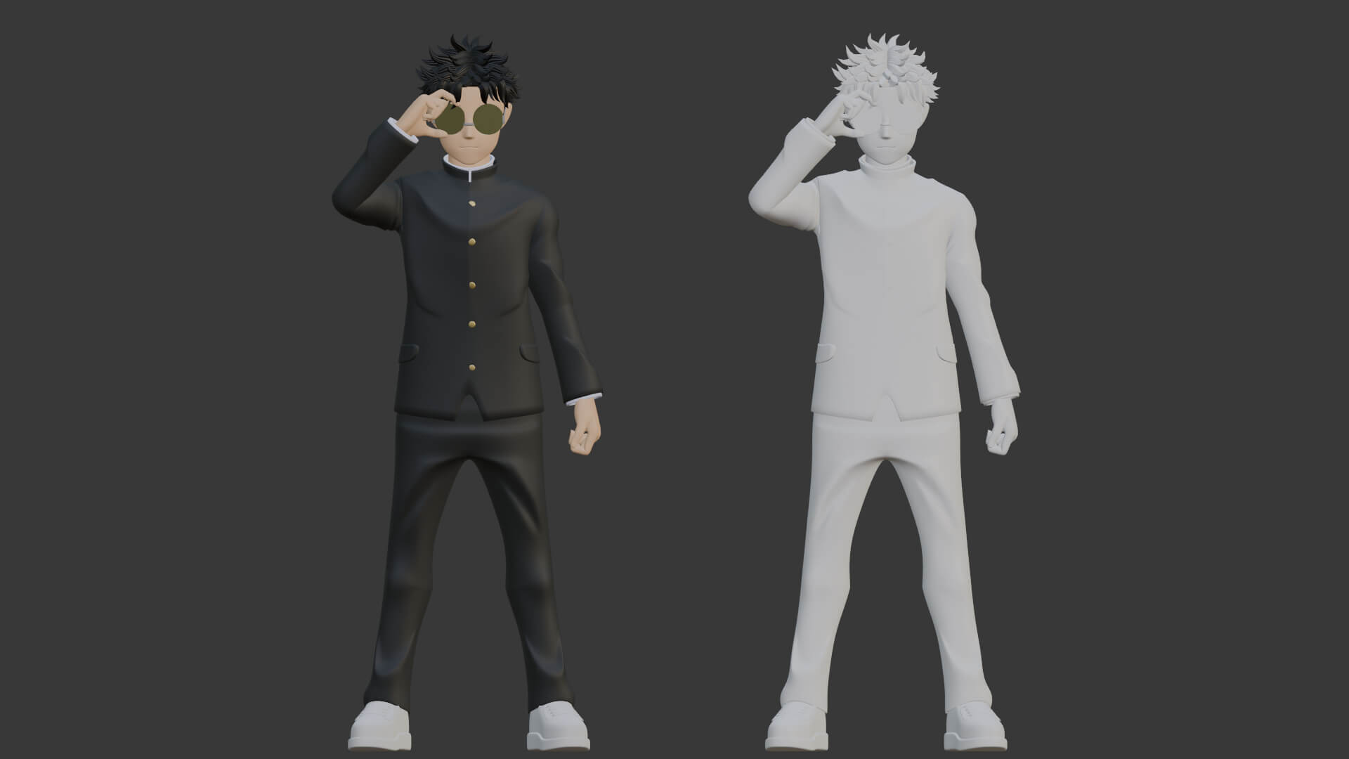 Okarun - Dandadan 3D Model by Summerforce