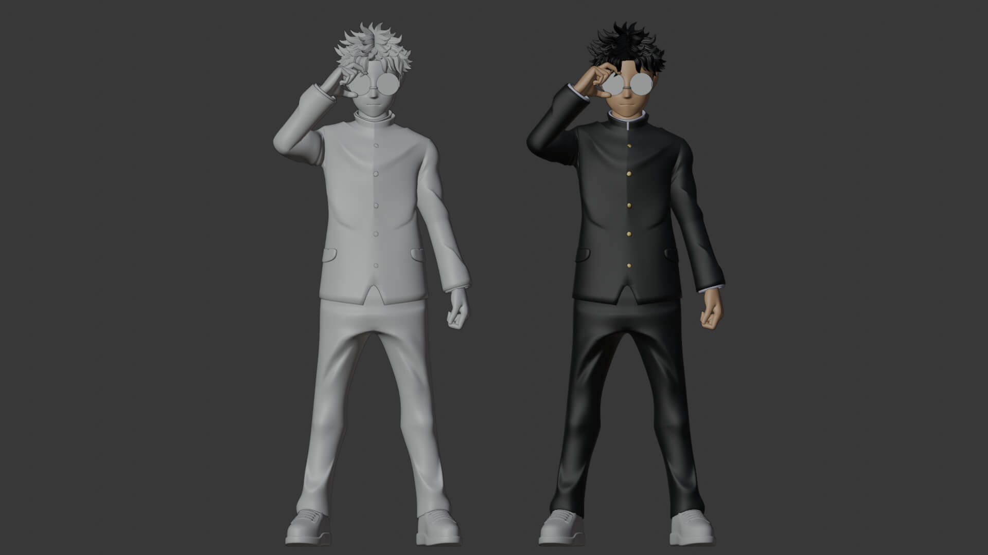 Okarun - Dandadan 3D Model by Summerforce