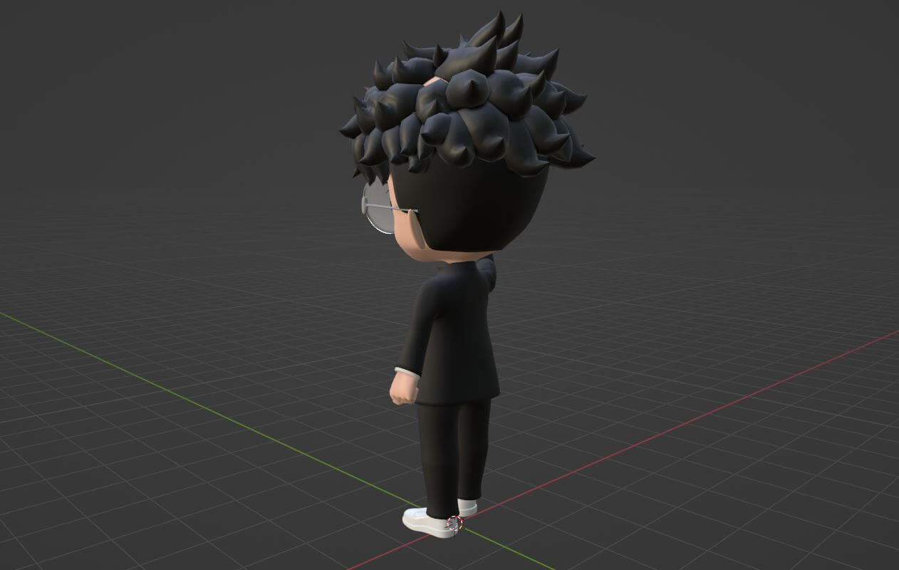 Okarun SD - Dandadan 3D Model by Summerforce