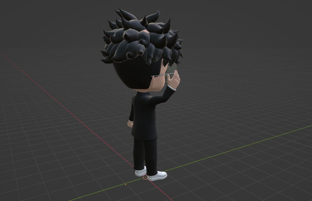 Okarun SD - Dandadan 3D Model by Summerforce