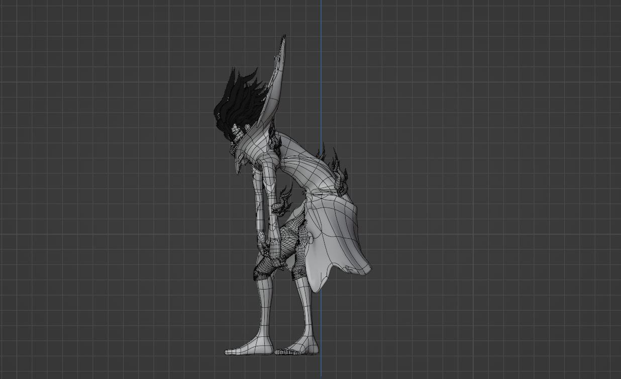 Okarun Transformation - Dandadan 3D Model by Summerforce