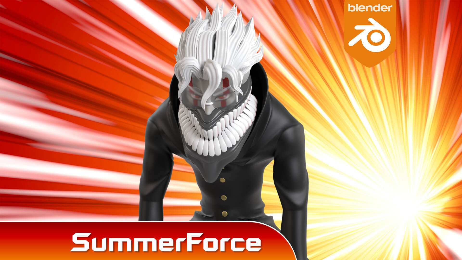 Okarun Turbo Granny Form - Dandadan 3D Model by Summerforce