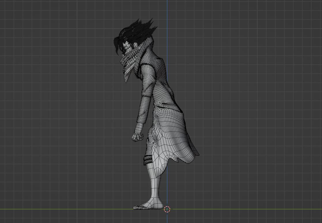 Okarun Turbo Granny Form - Dandadan 3D Model by Summerforce