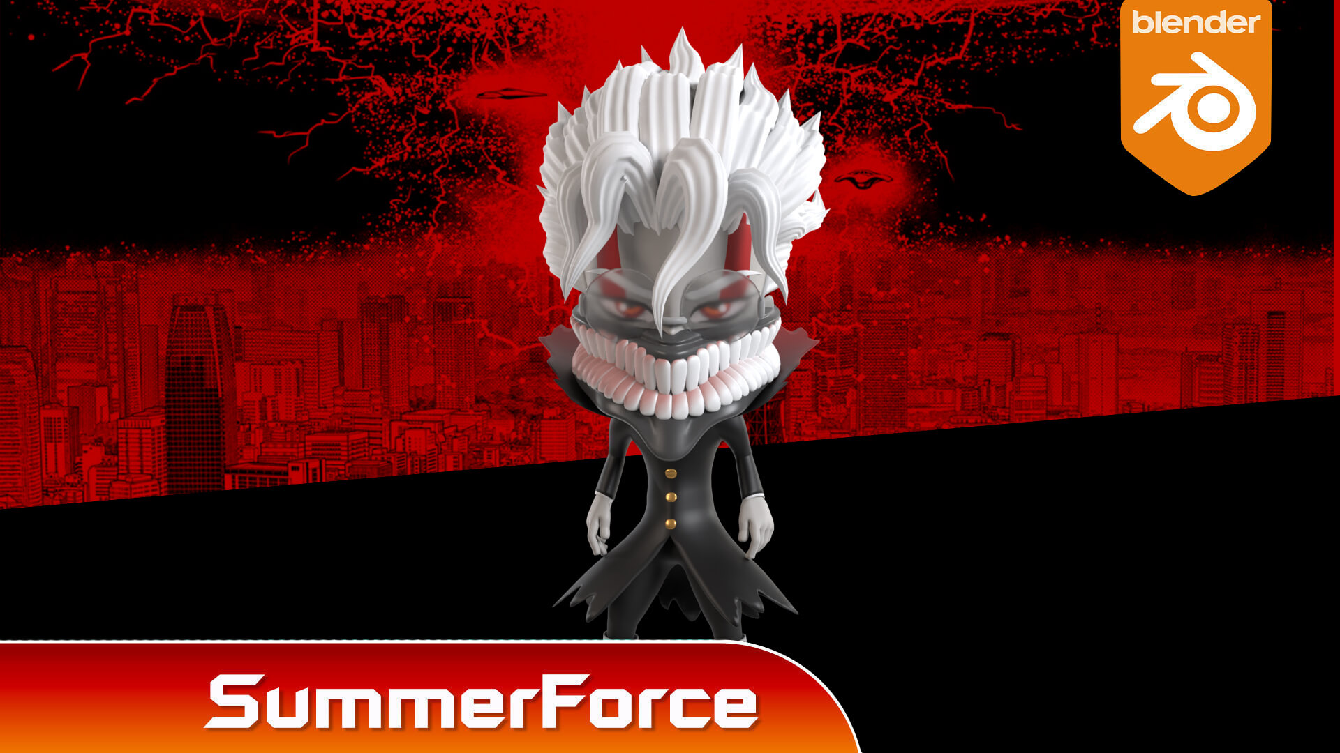 Okarun Turbo Granny Form SD - Dandadan 3D Model by Summerforce