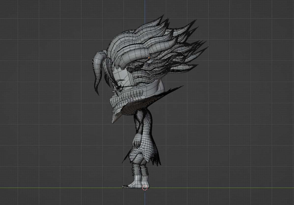 Okarun Turbo Granny Form SD - Dandadan 3D Model by Summerforce