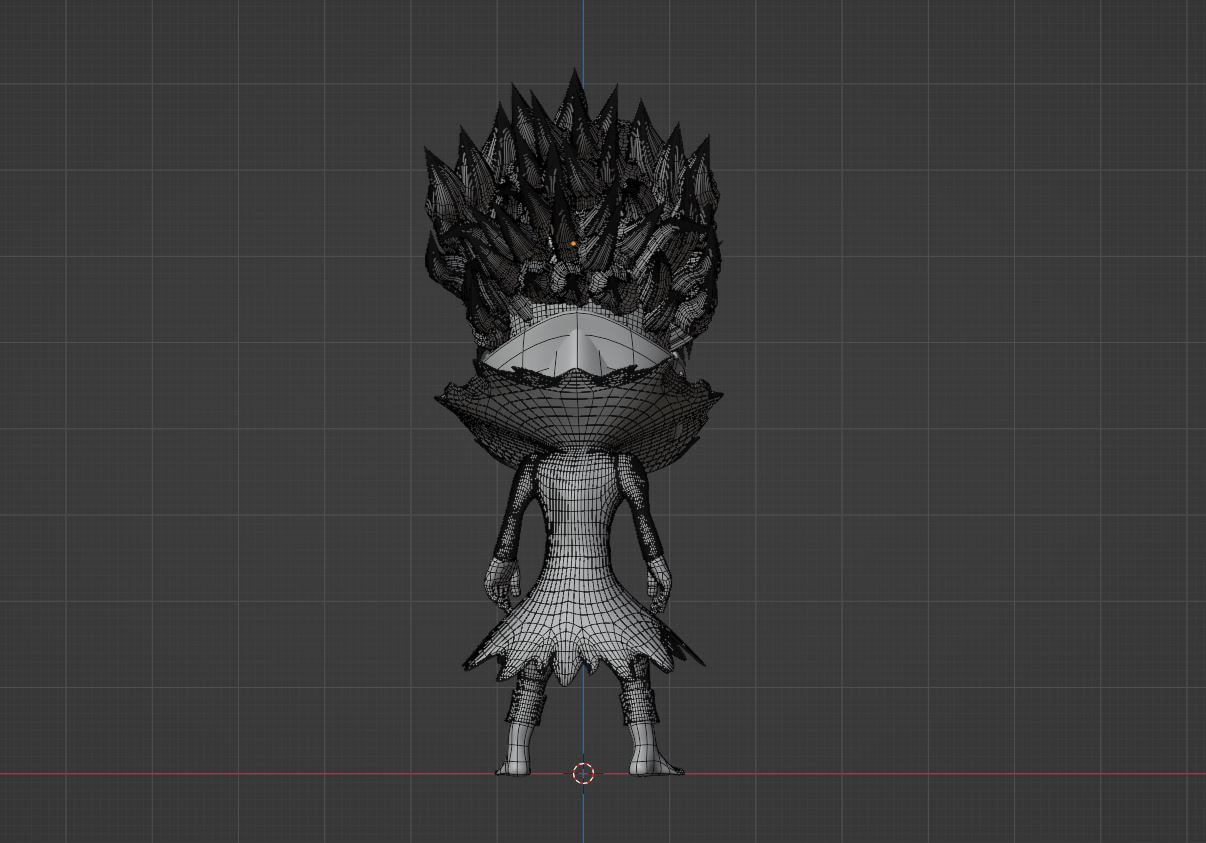Okarun Turbo Granny Form SD - Dandadan 3D Model by Summerforce