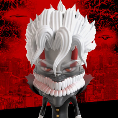 Okarun Turbo Granny Form SD - Dandadan 3D Model by Summerforce