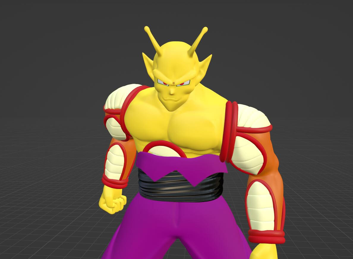 Orange Piccolo - Dragonball Super 3D Model by Summerforce