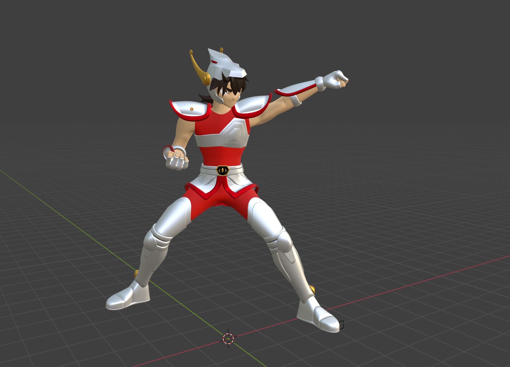 Pegasus Seiya - Saint Seiya 3D Model by Summerforce