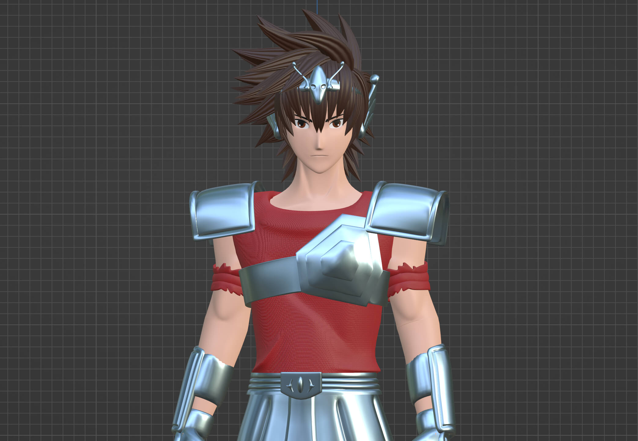 Pegasus Tenma - Saint Seiya 3D Model by Summerforce