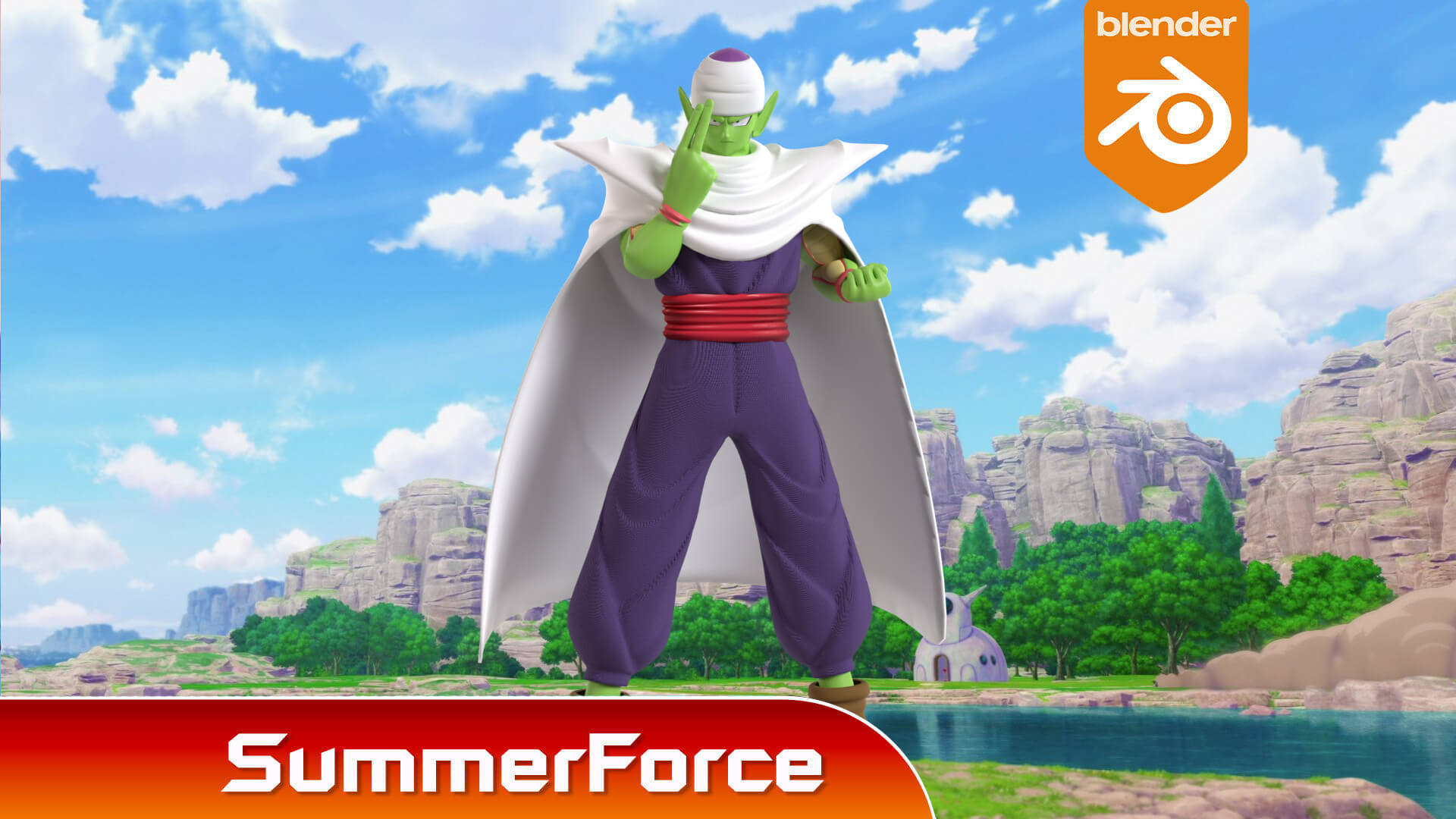 Piccolo - Dragonball 3D Model by Summerforce
