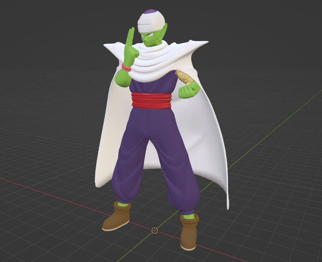 Piccolo - Dragonball 3D Model by Summerforce