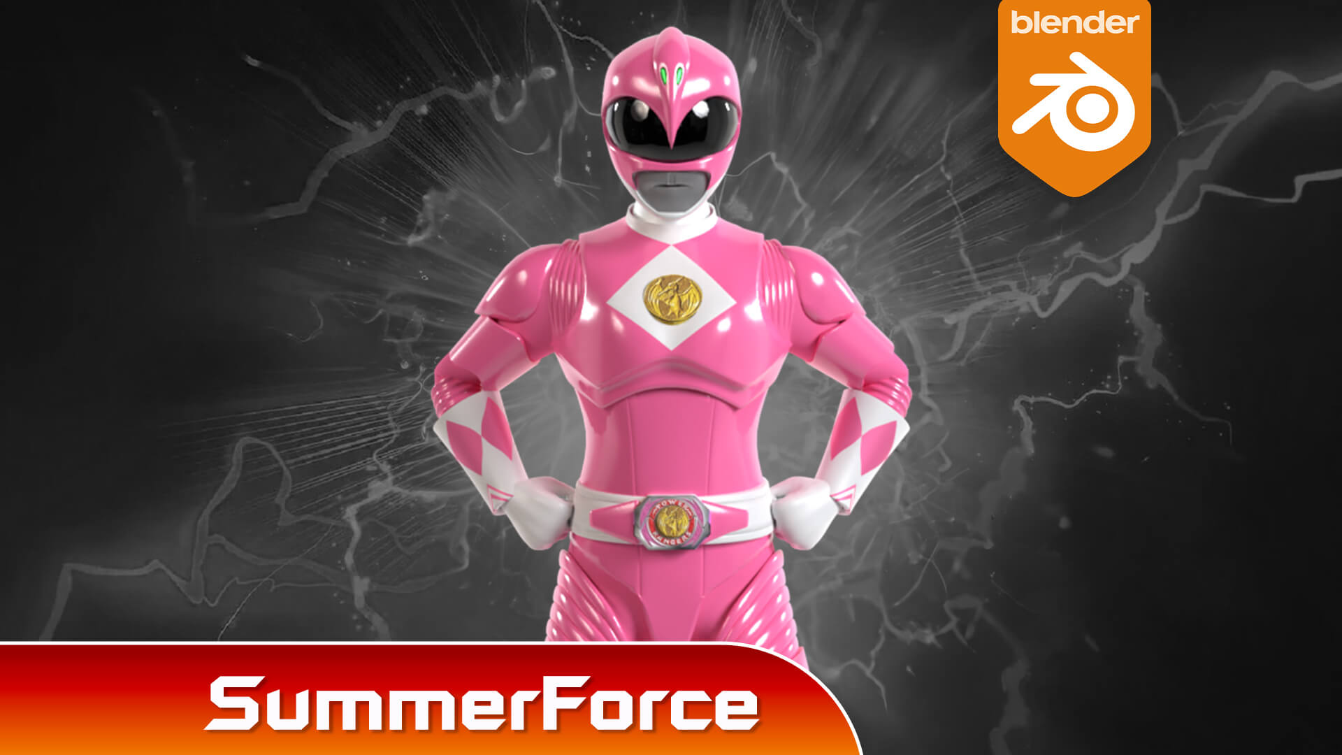 Pink Ranger - Mighty Morphin Power Rangers The Movie 3D Model by ...