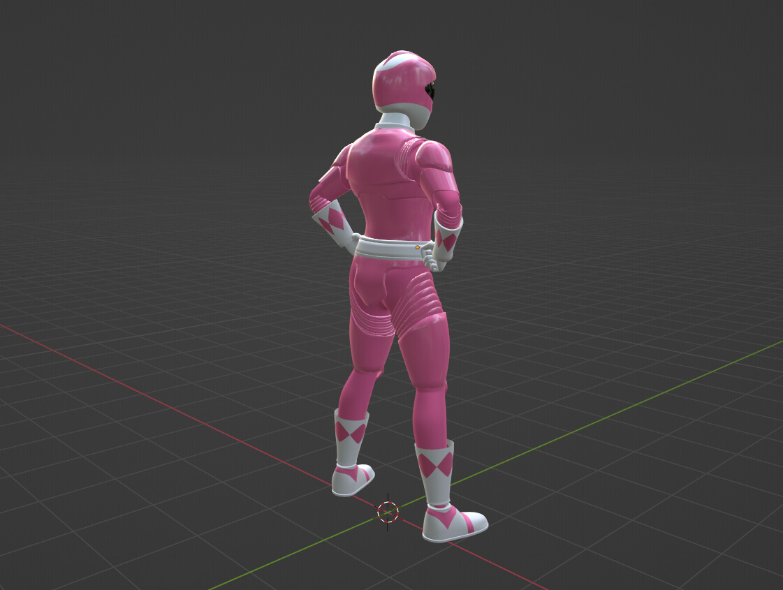 Pink Ranger - Mighty Morphin Power Rangers The Movie 3D Model by ...