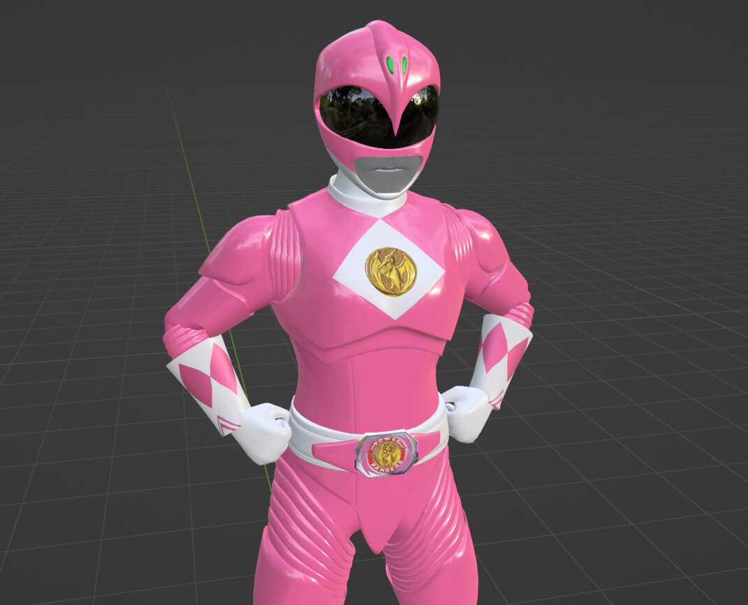 Pink Ranger - Mighty Morphin Power Rangers The Movie 3D Model by ...