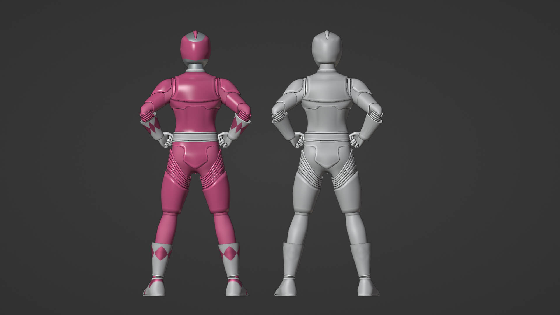 Pink Ranger - Mighty Morphin Power Rangers The Movie 3D Model by ...