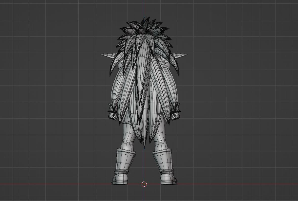 Raditz - Dragonball 3D Model by Summerforce