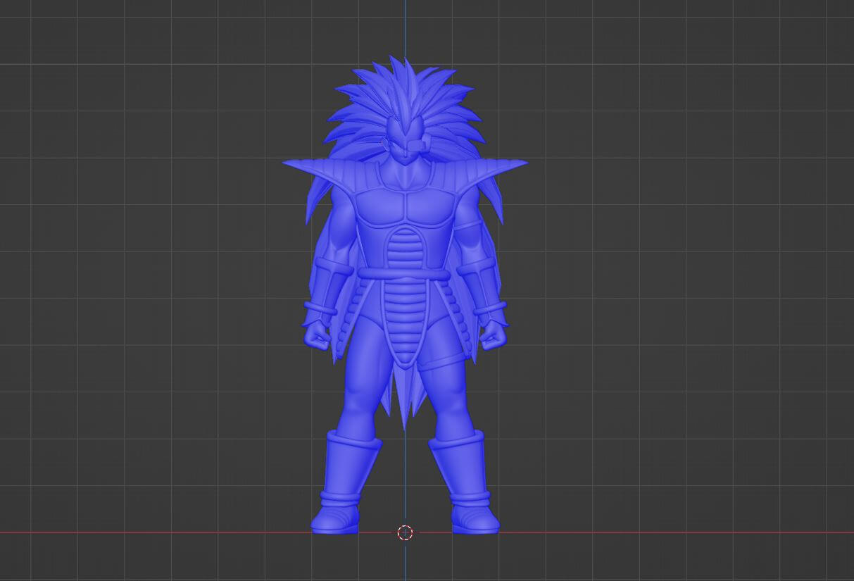 Raditz - Dragonball 3D Model by Summerforce