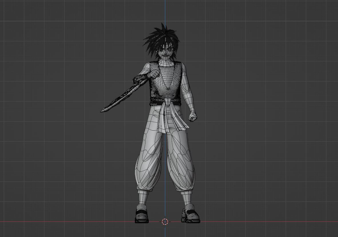Recca Hanabishi - Flame of Recca 3D Model by Summerforce