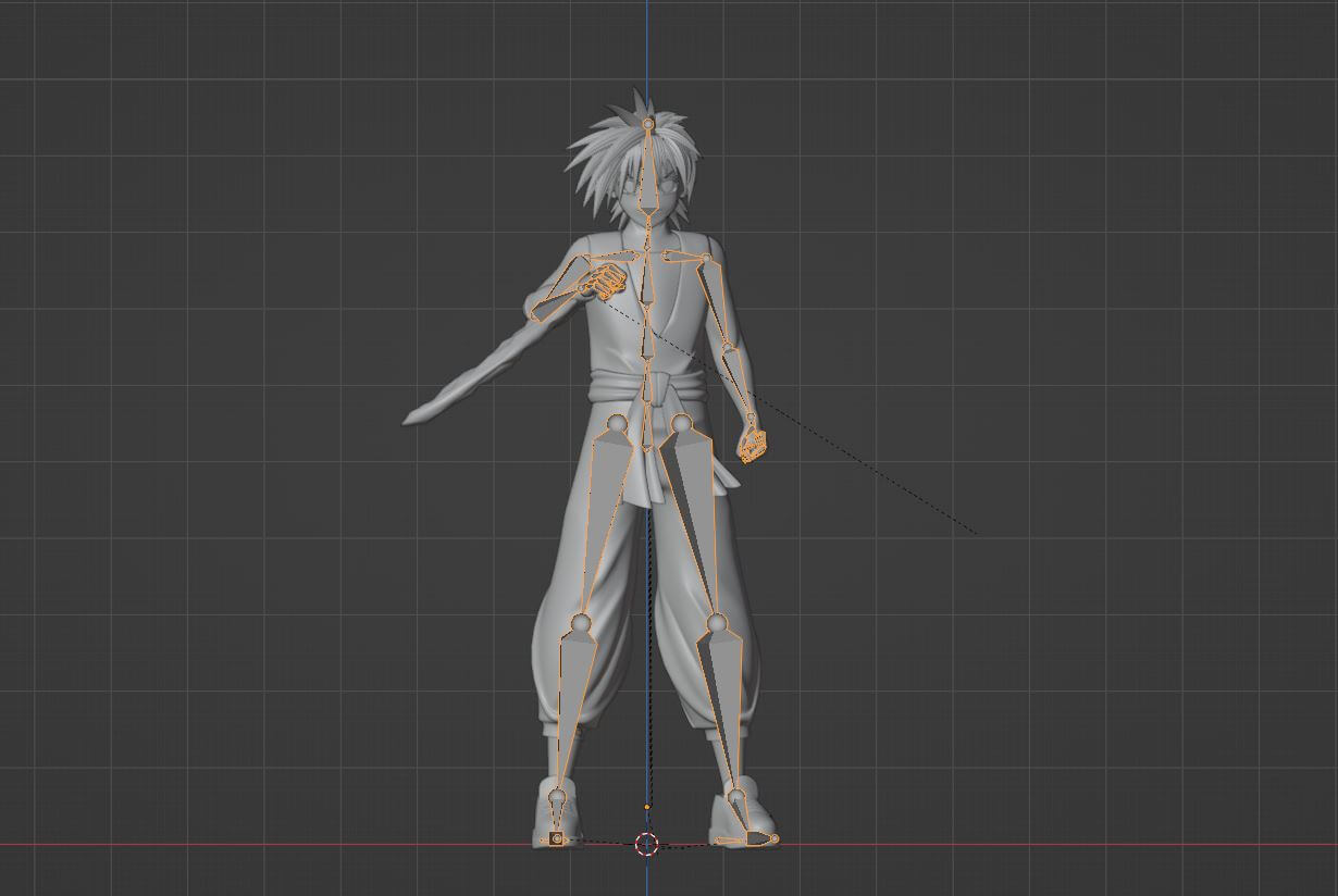 Recca Hanabishi - Flame of Recca 3D Model by Summerforce