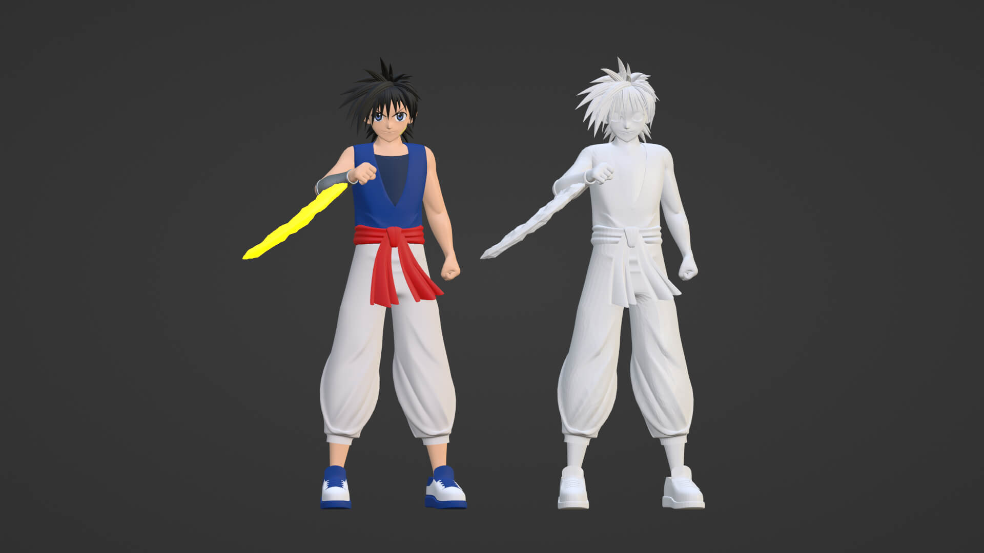 Recca Hanabishi - Flame of Recca 3D Model by Summerforce