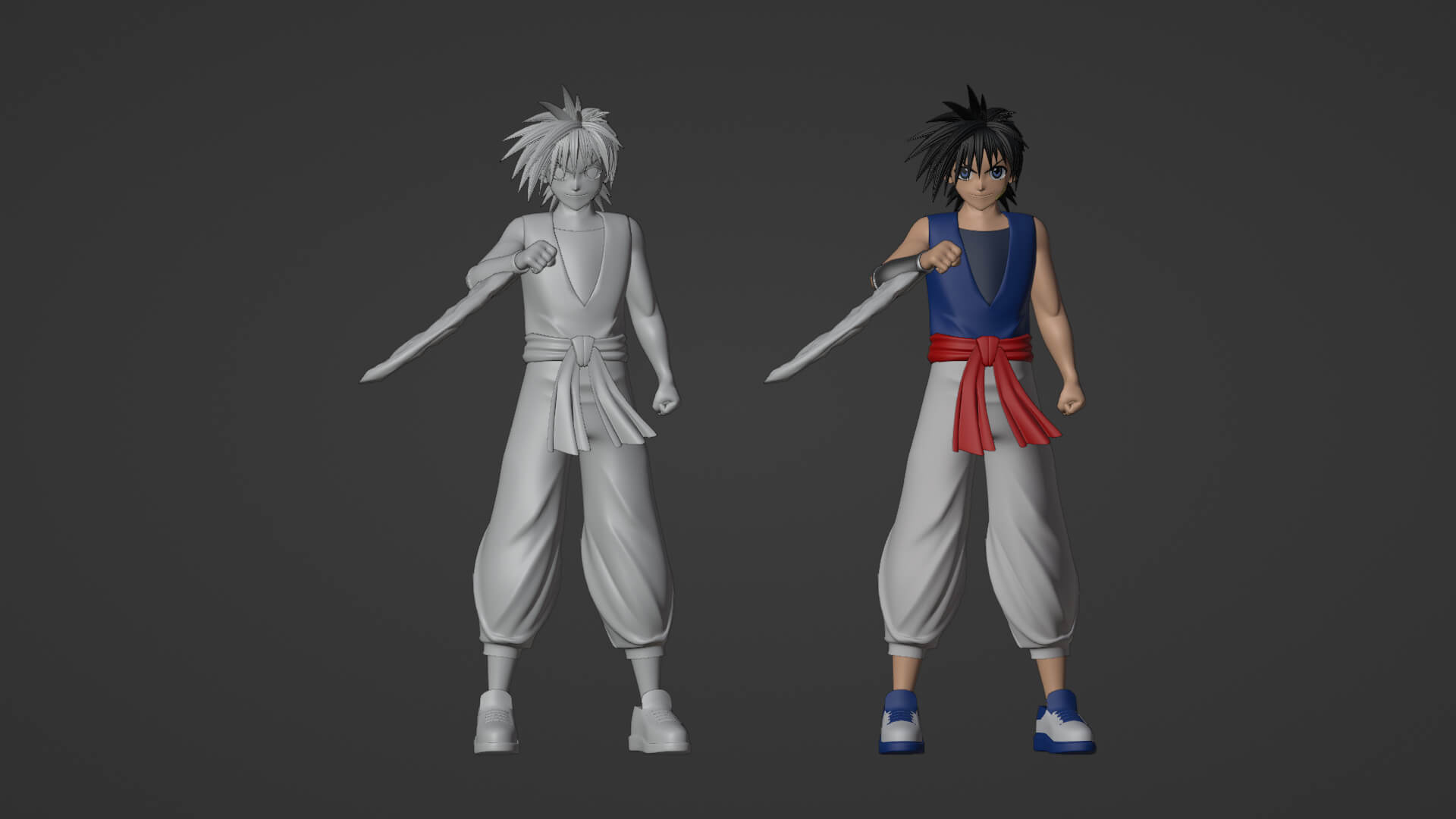 Recca Hanabishi - Flame of Recca 3D Model by Summerforce