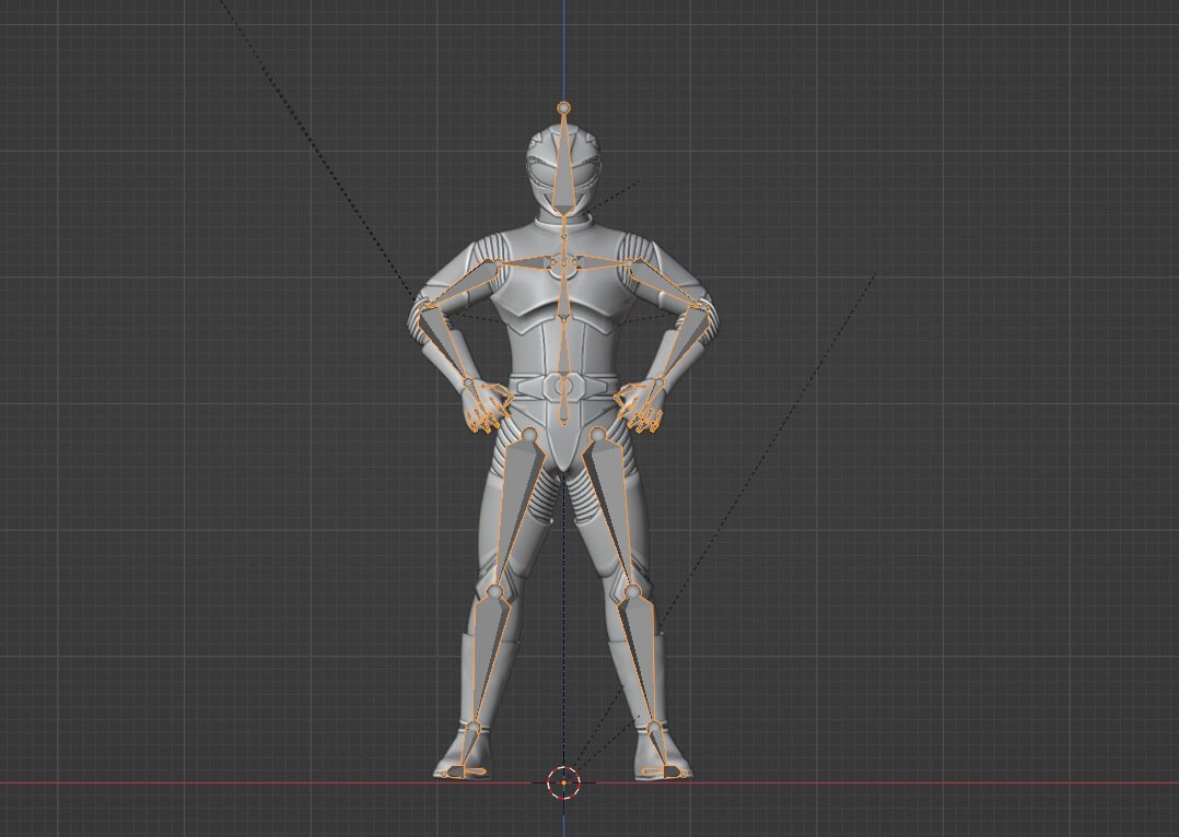 Red Ranger - Mighty Morphin Power Rangers The Movie 3D Model by Summerforce