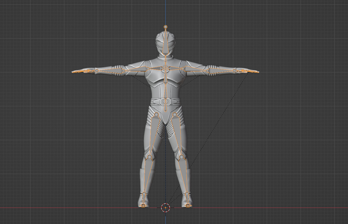 Red Ranger - Mighty Morphin Power Rangers The Movie 3D Model by Summerforce