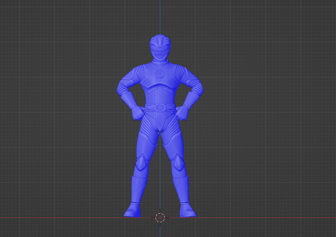 Red Ranger - Mighty Morphin Power Rangers The Movie 3D Model by Summerforce