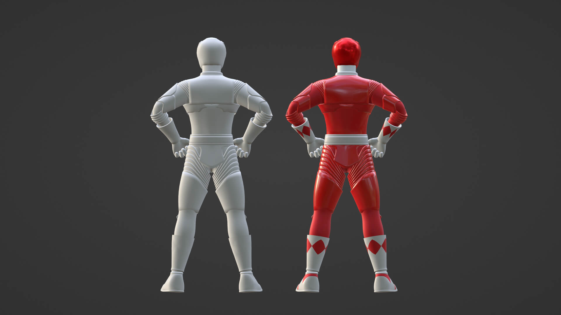 Red Ranger - Mighty Morphin Power Rangers The Movie 3D Model by Summerforce