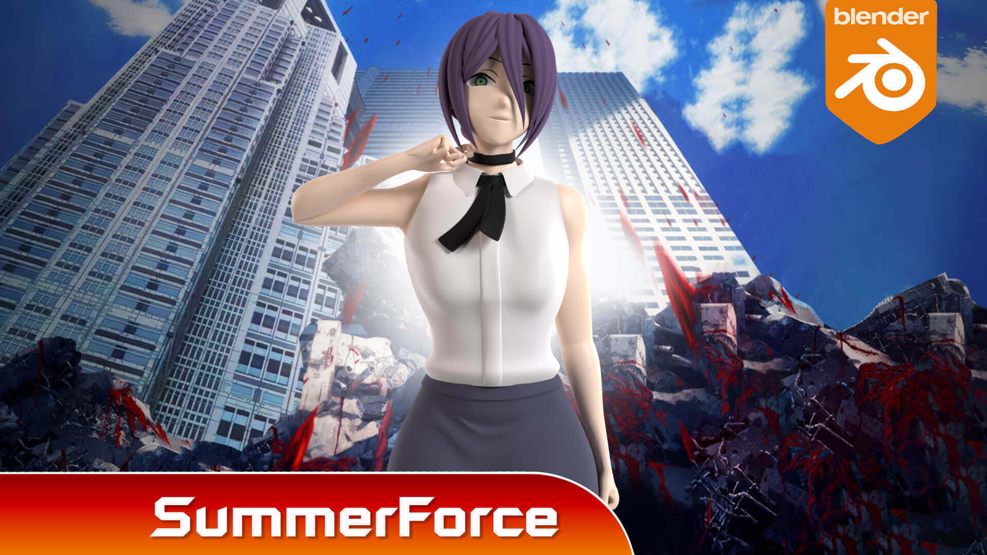 Reze - Chainsaw Man 3D Model by Summerforce