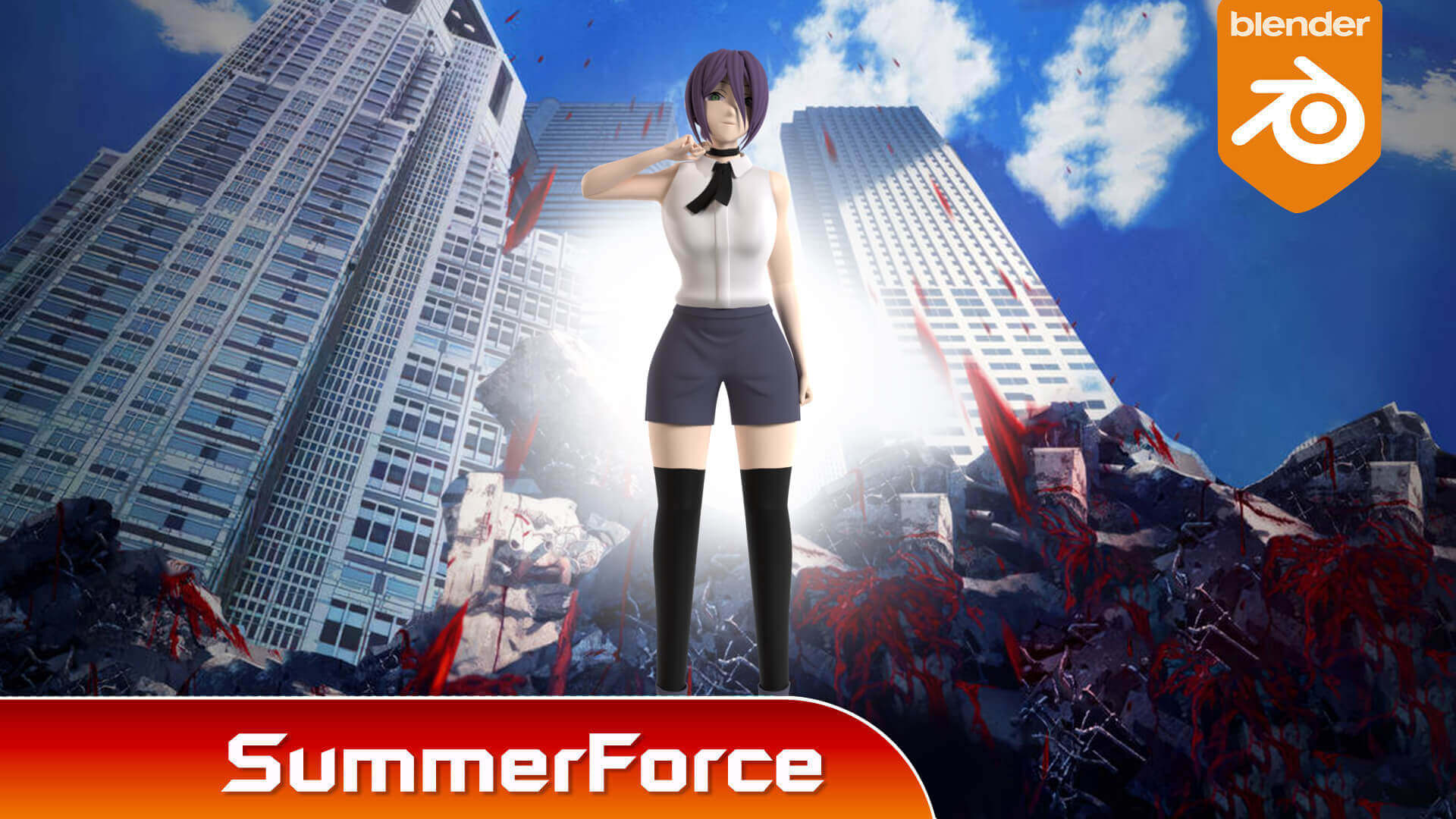 Reze - Chainsaw Man 3D Model by Summerforce