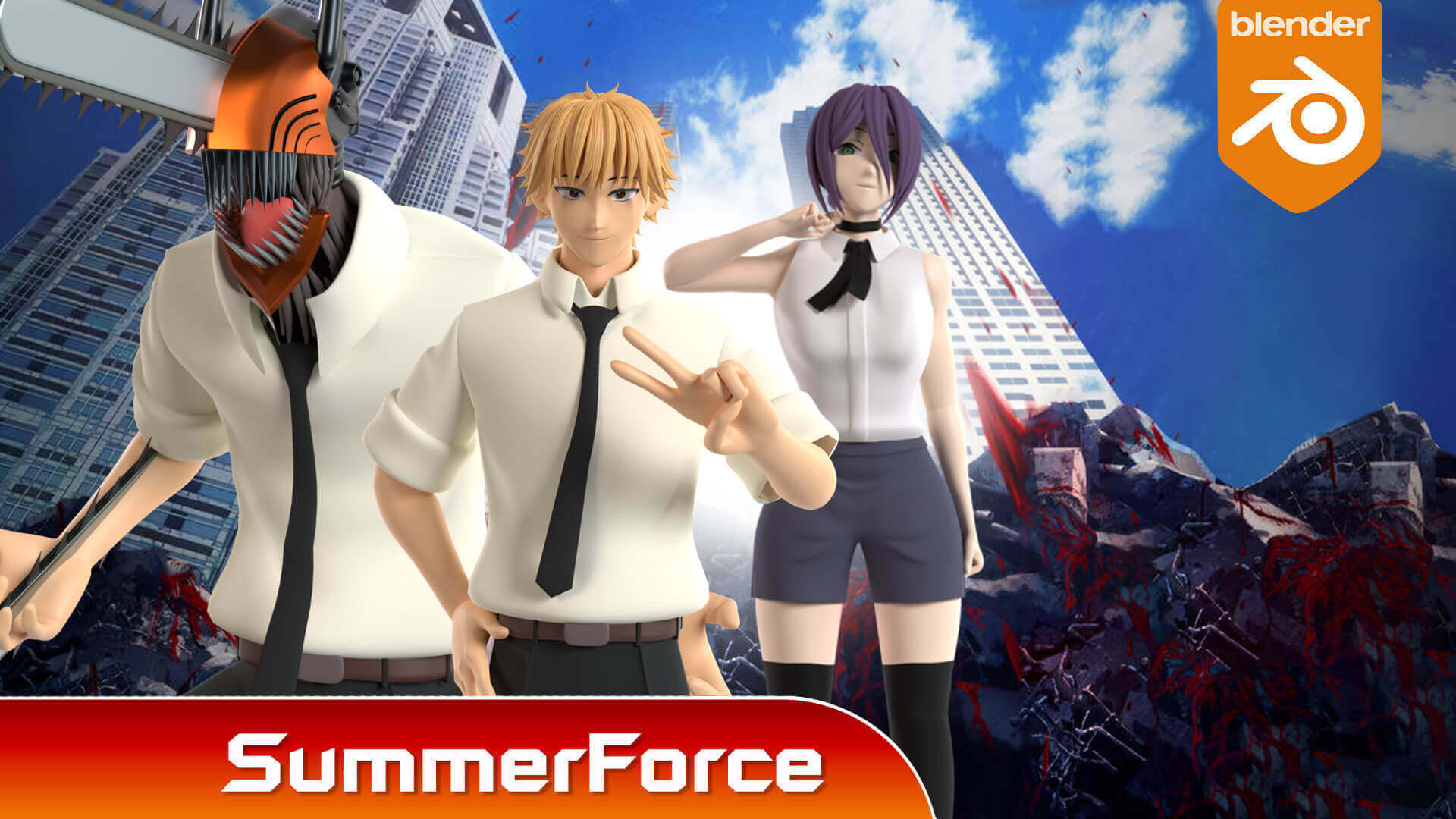 Reze - Chainsaw Man 3D Model by Summerforce