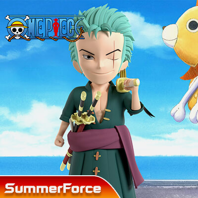 Roronoa Zoro SD - One Piece 3D Model by Summerforce