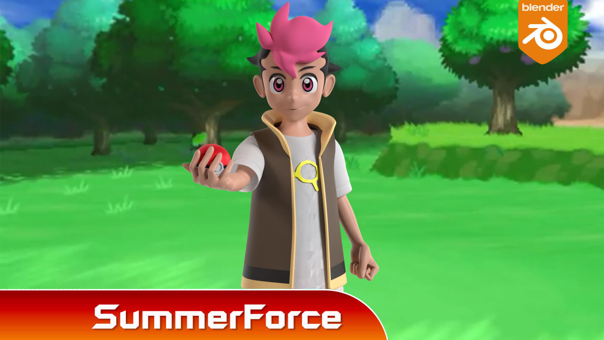 Roy - Pokémon Horizons 3D Model by Summerforce