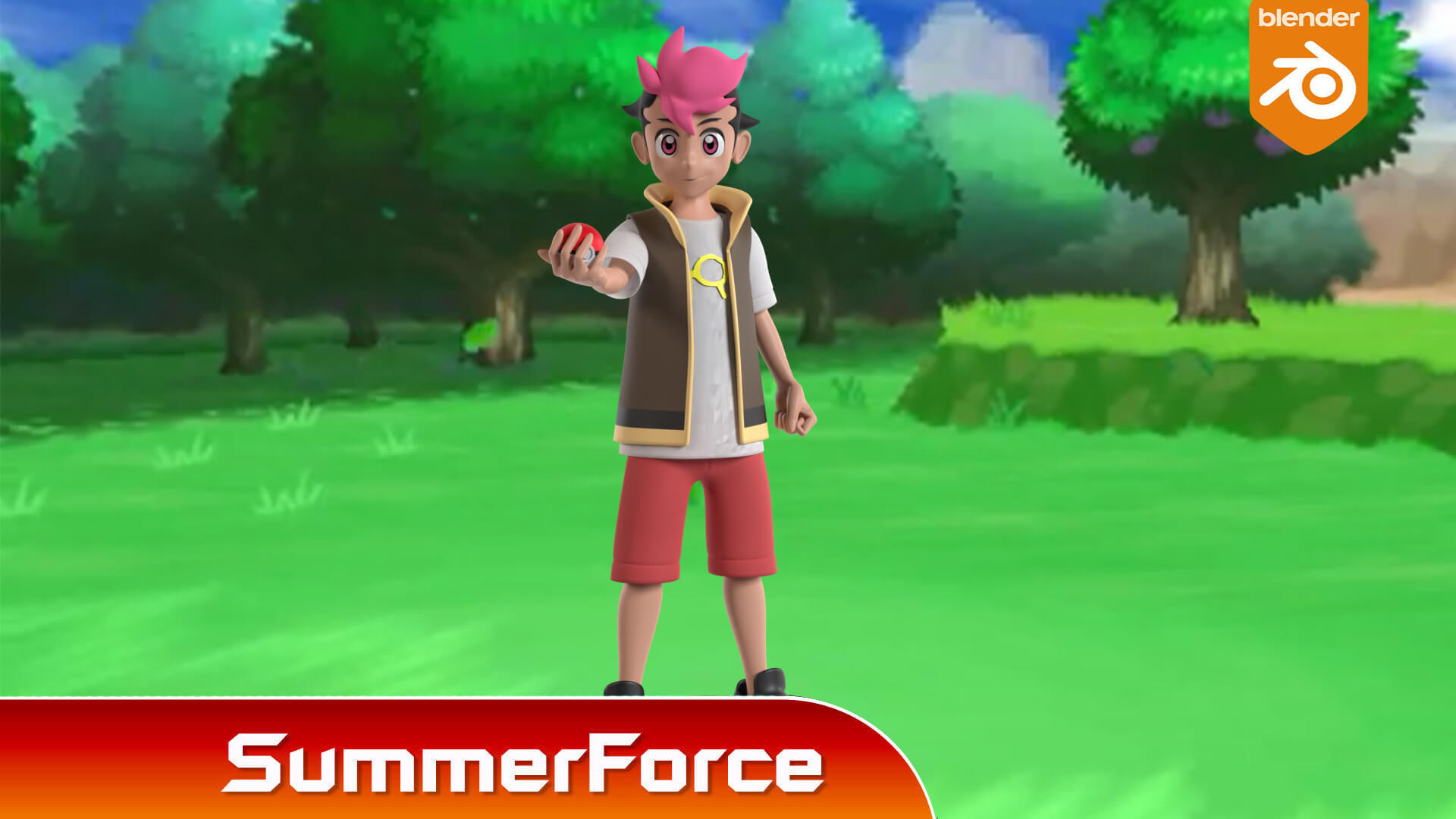 Roy - Pokémon Horizons 3D Model by Summerforce