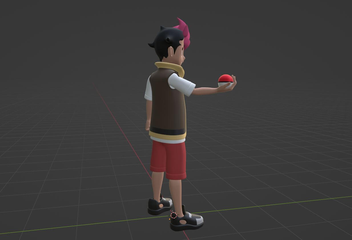 Roy - Pokémon Horizons 3D Model by Summerforce