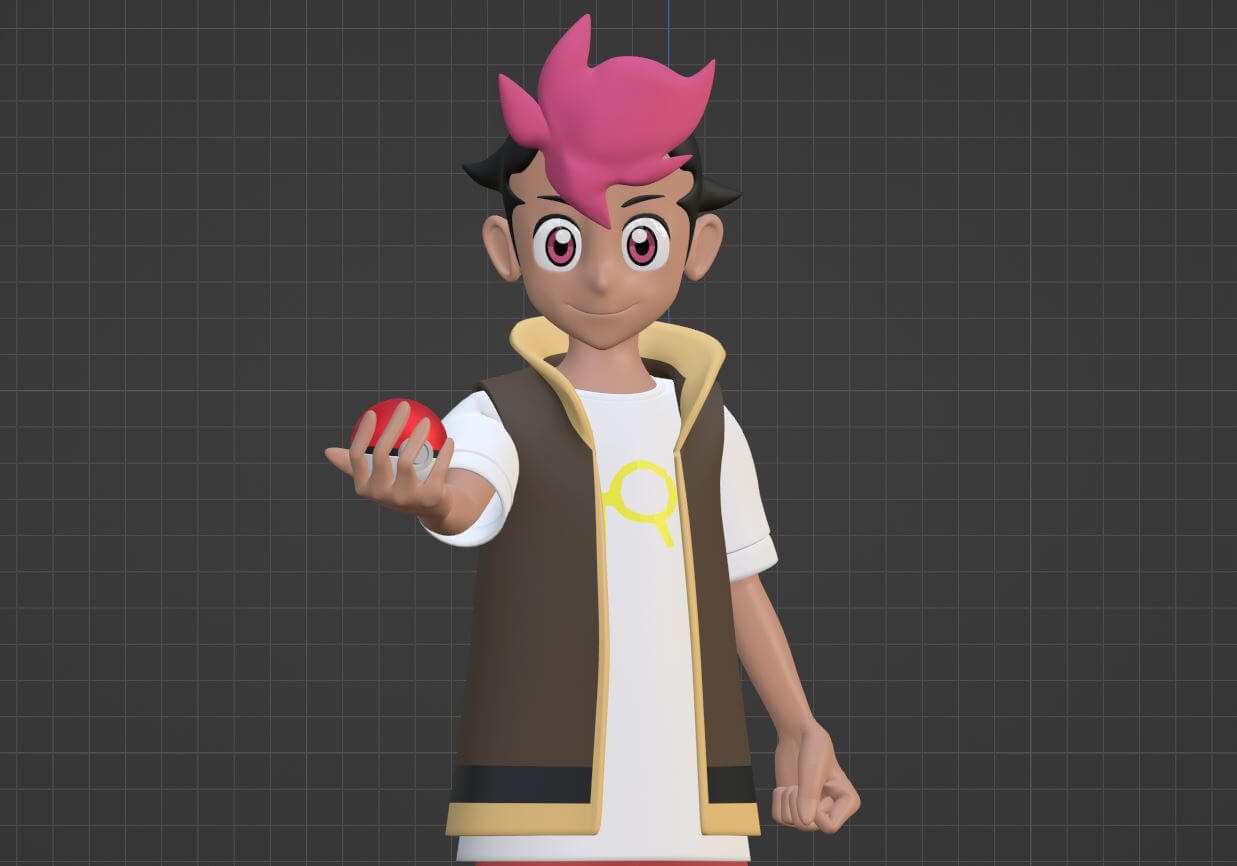 Roy - Pokémon Horizons 3D Model by Summerforce