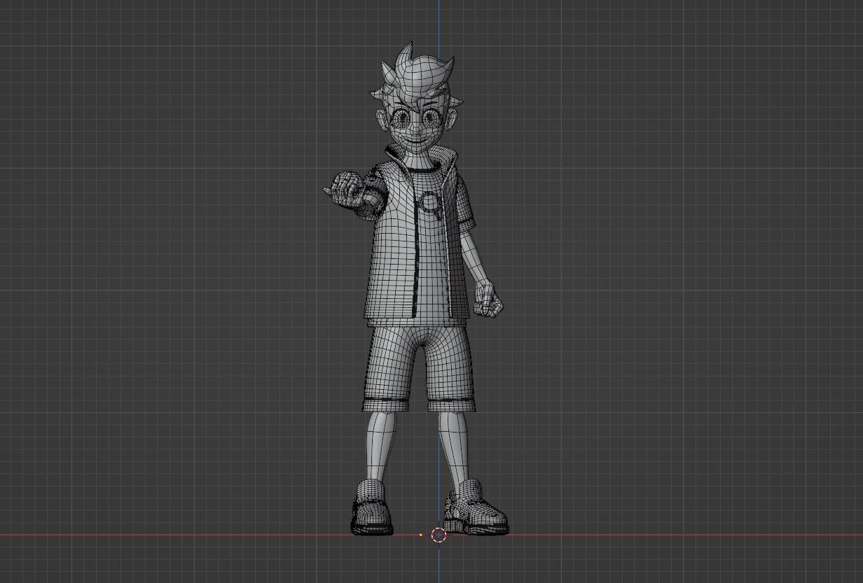 Roy - Pokémon Horizons 3D Model by Summerforce