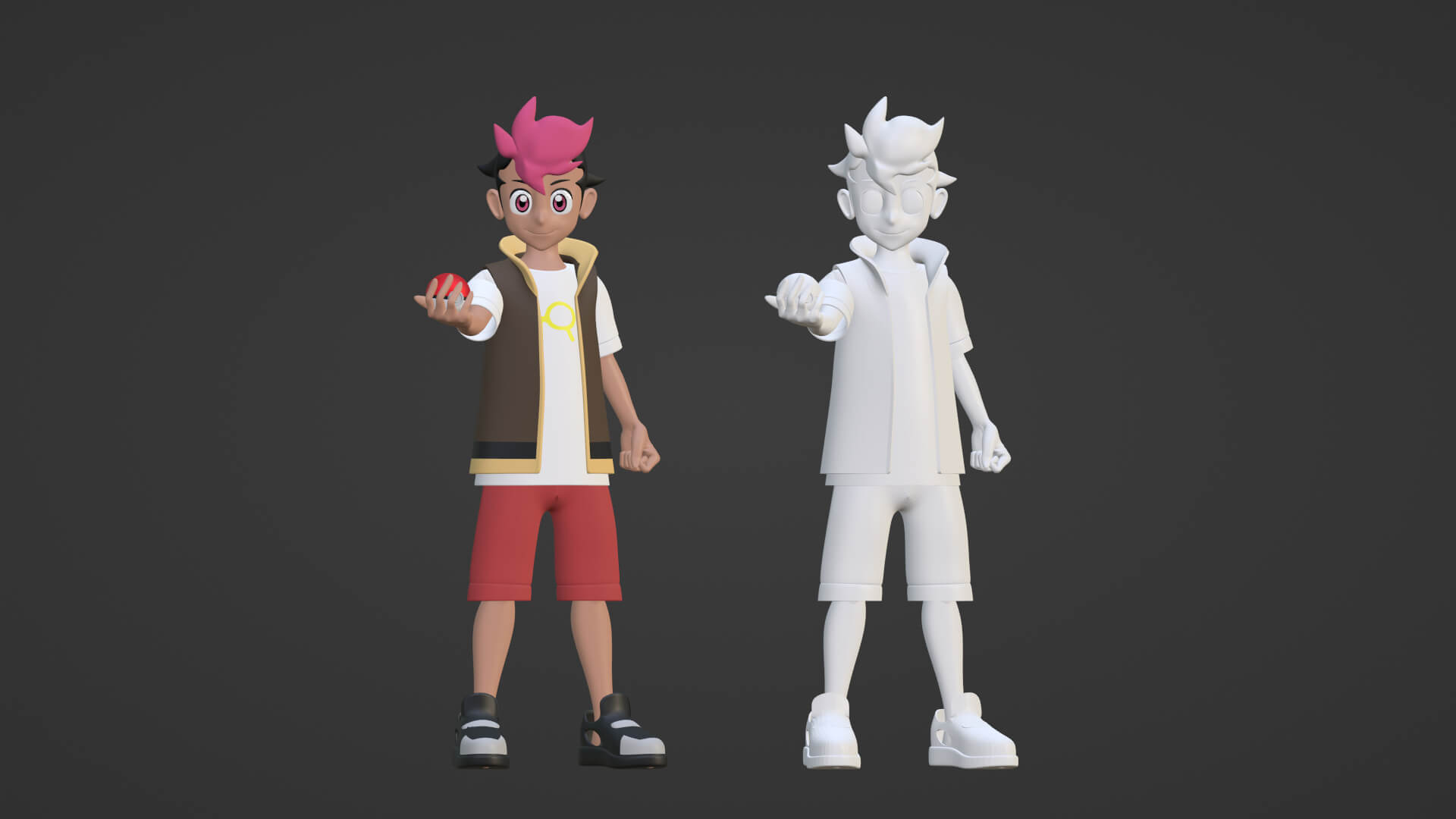 Roy - Pokémon Horizons 3D Model by Summerforce