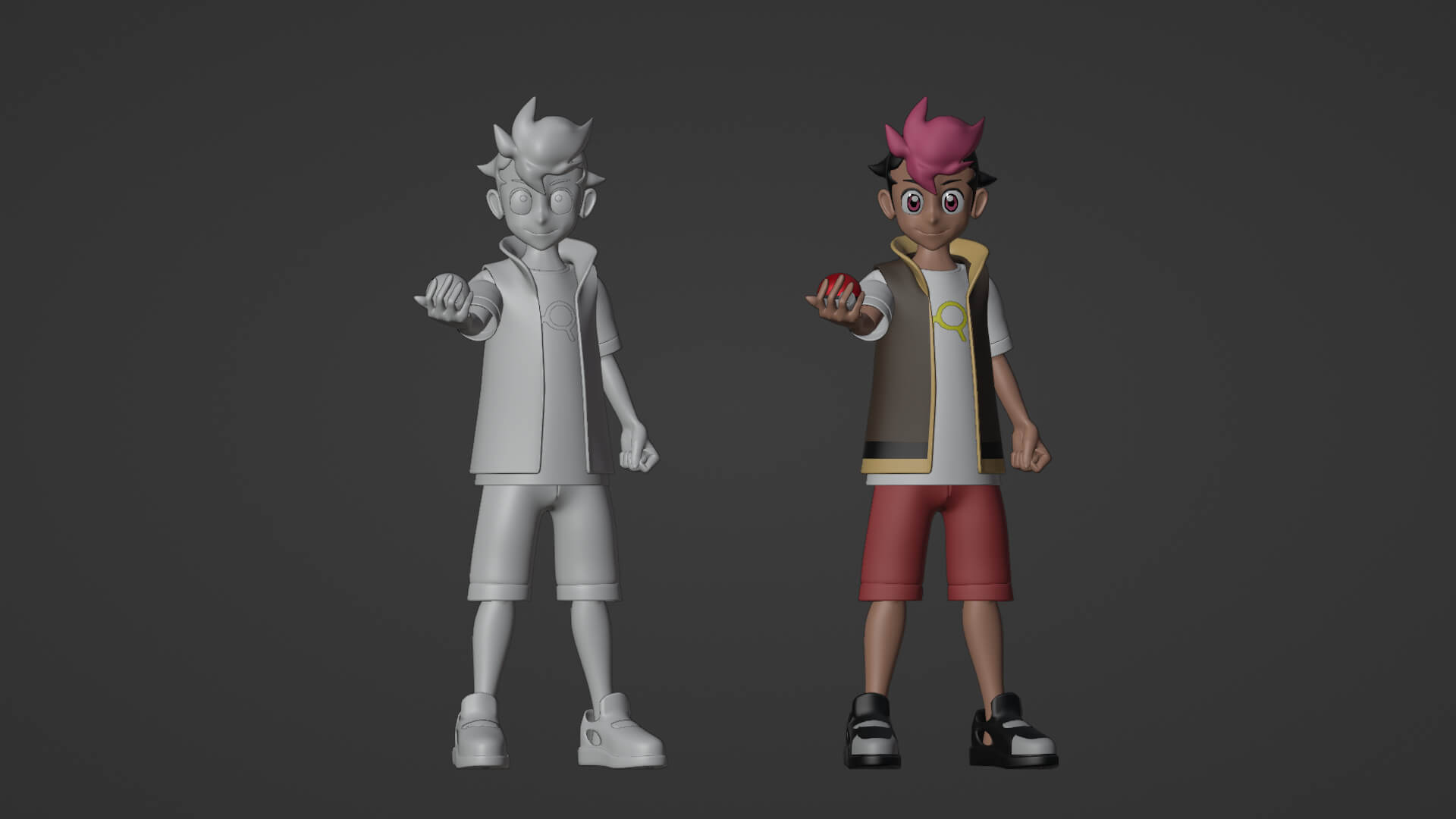 Roy - Pokémon Horizons 3D Model by Summerforce
