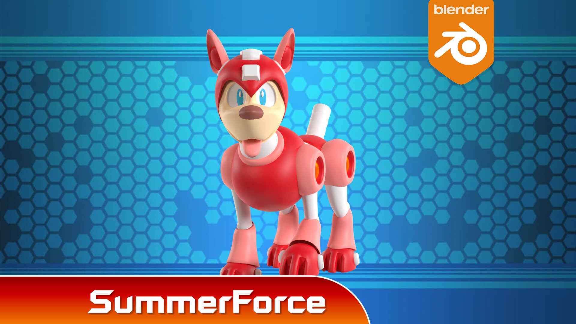 Rush - Megaman 3D Model by Summerforce