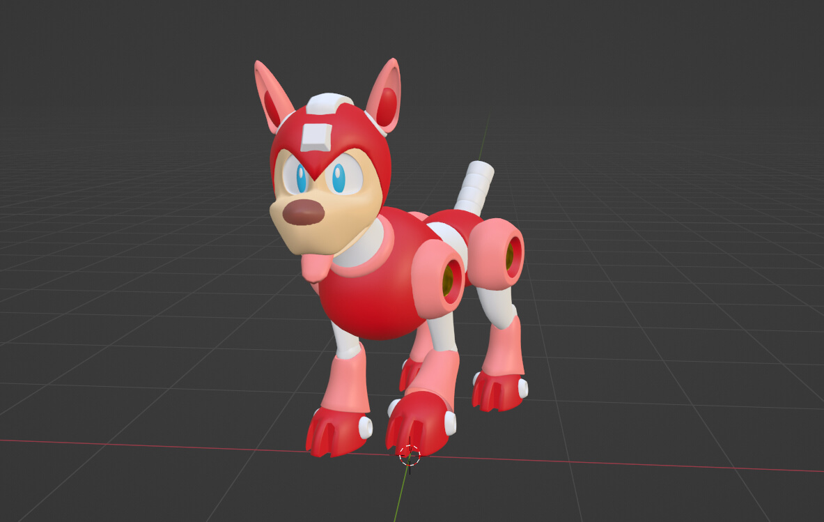Rush - Megaman 3D Model by Summerforce