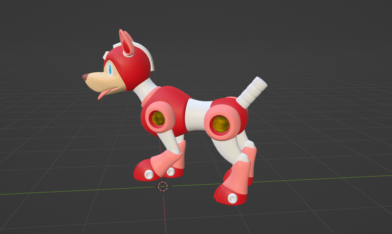 Rush - Megaman 3D Model by Summerforce