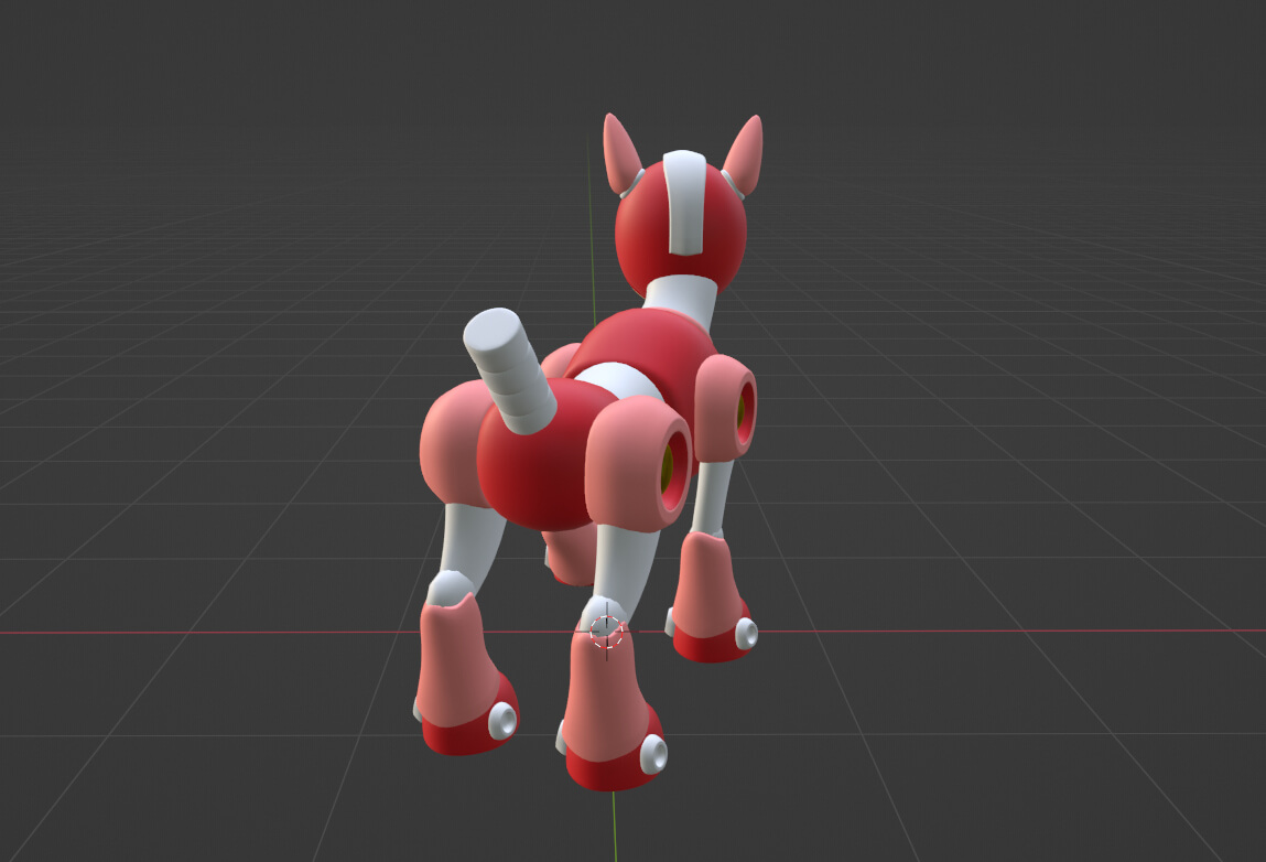 Rush - Megaman 3D Model by Summerforce