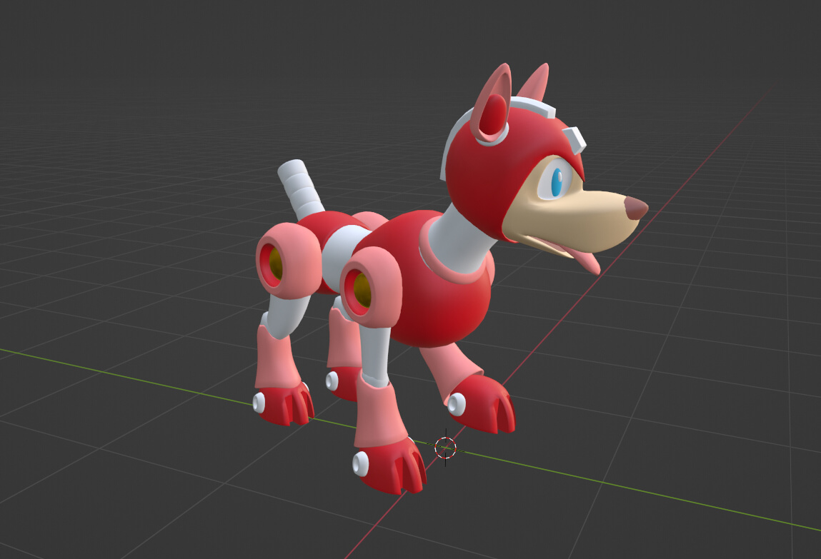 Rush - Megaman 3D Model by Summerforce