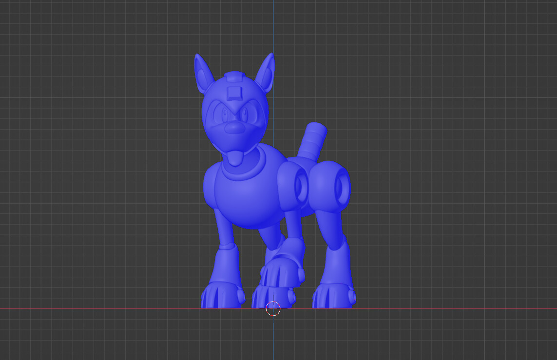 Rush - Megaman 3D Model by Summerforce