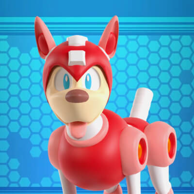 Rush - Megaman 3D Model by Summerforce